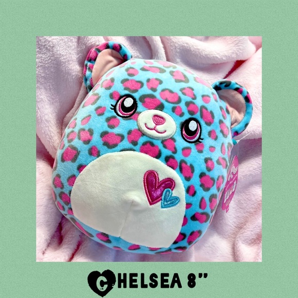 KellyToys Squishmallows | Toys | Kawaii Chelsea Cheetah Squishmallows 8 ...